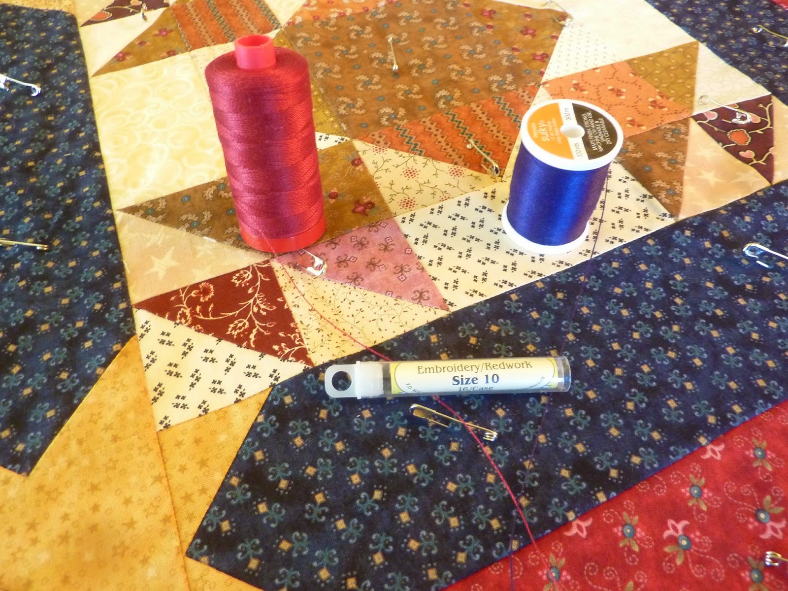 Kathy's Quilts: Slow Sunday Stitching - Big Stitch