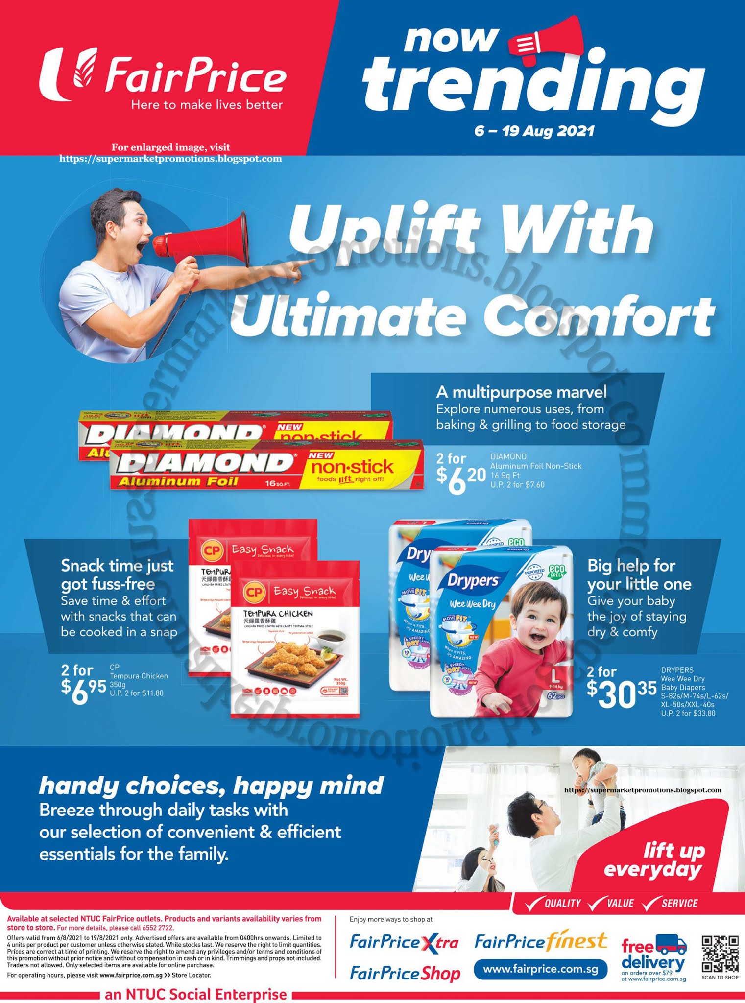 NTUC FairPrice Uplift With Ultimate Comfort Promotion 06 - 19 August ...