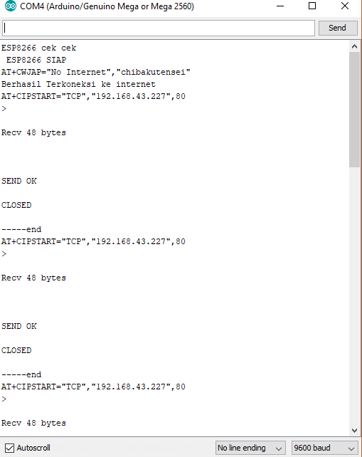 ESP8266, Cara Mengirim data Arduino ke VB - Mikrokontroler dan Cloud ESP8266, Cara Mengirim data Arduino ke VB - Mikrokontroler dan Cloud