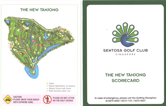The Singapore Golfer: Score cards and course layout (Singapore)