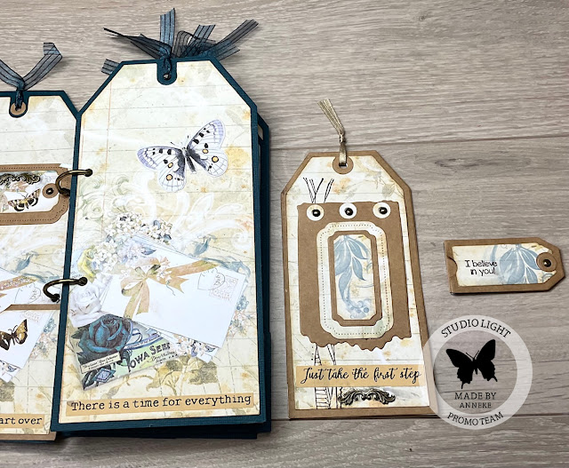 ANNEKESCARDART: Label boekje met de Classic Tags van Studio Light