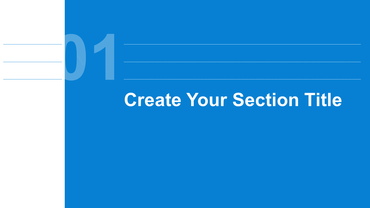 Simple Line PowerPoint Templates - PowerPoint Free