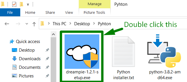 (2) Dreampie installation for python