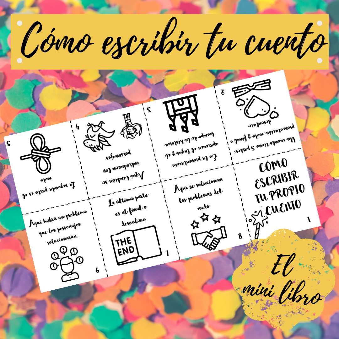 MINI LIBRO SOBRE CÓMO ESCRIBIR CUENTOS - La profe de Primaria