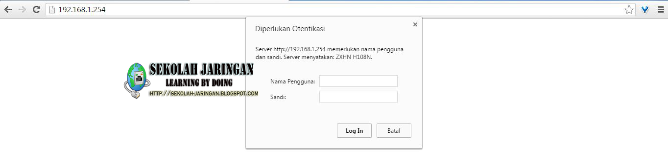 Tutorial Setting Modem Telkom (Indihome / Speedy - S-Jarkom