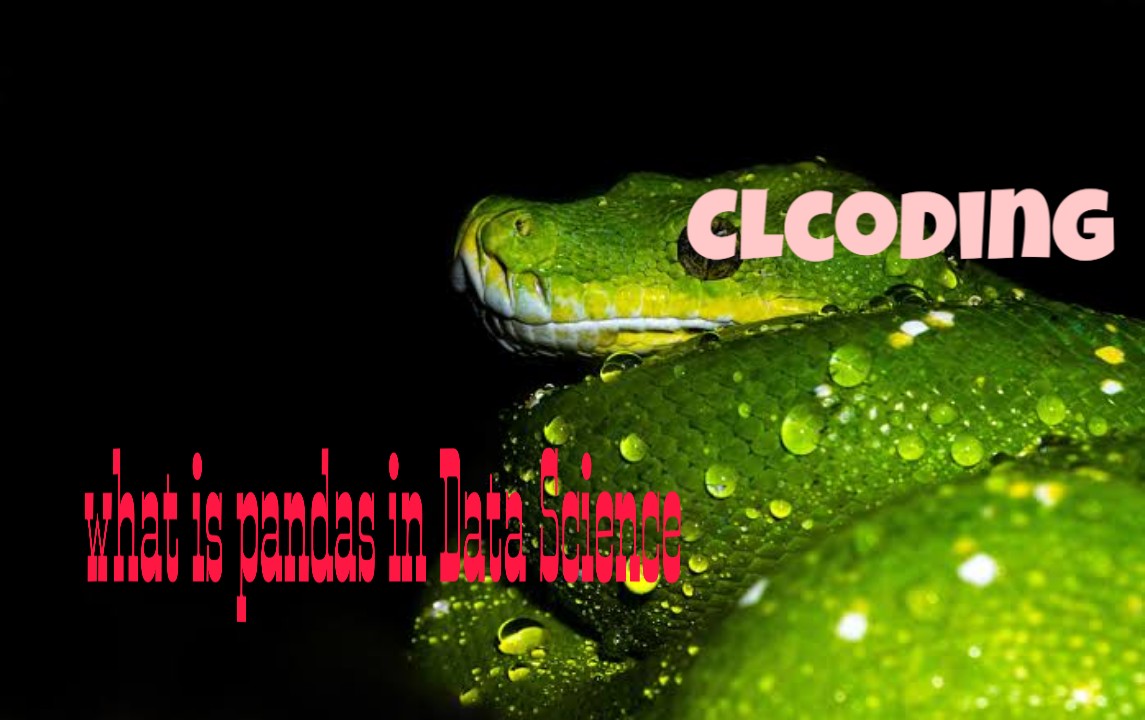 All About Pandas In Data Science Python Crash Course02 ~ Computer Languages Clcoding