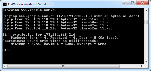 Como usar o comando PING para encontrar problemas de acesso à internet ...