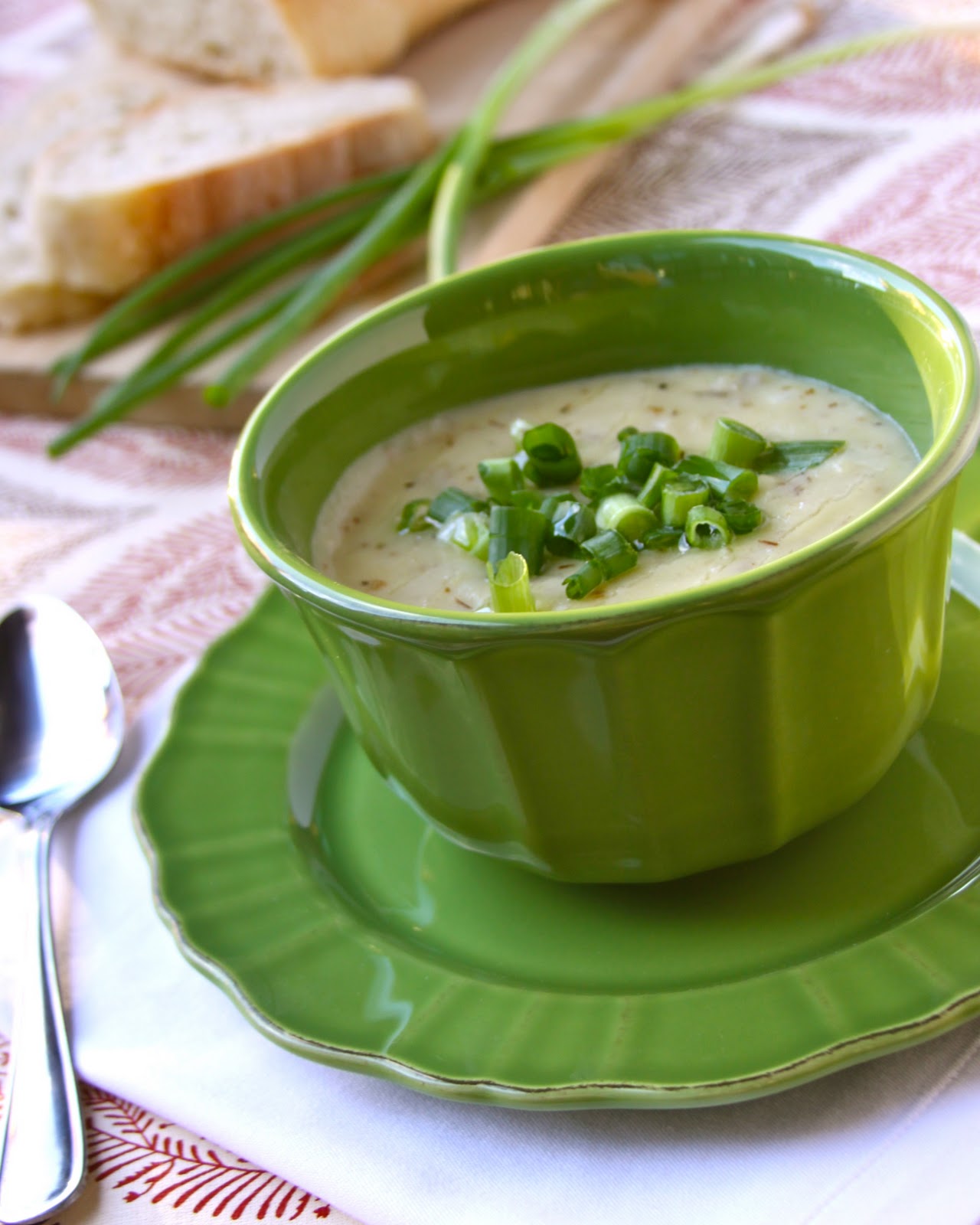 potato bisque with pears