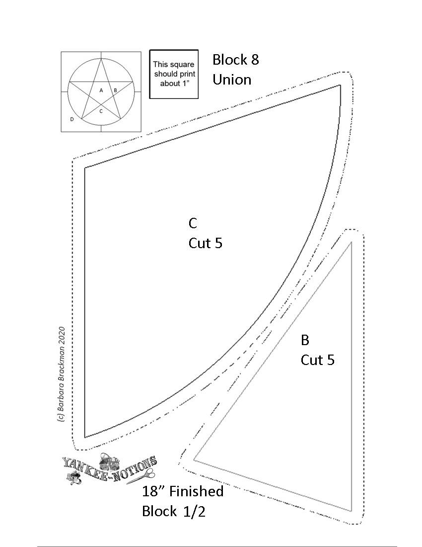 Civil War Quilts: Yankee Notions #8: Union Star
