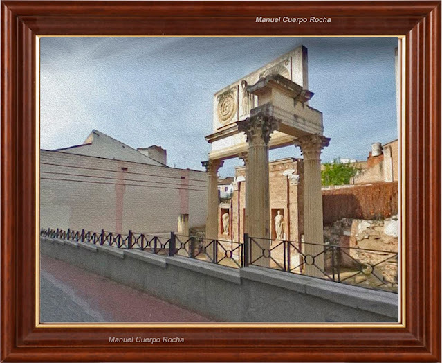 MÉRIDA Y SUS MONUMENTOS.: DECUMANUS MAXIMUS Y CARDO MAXIMUS.