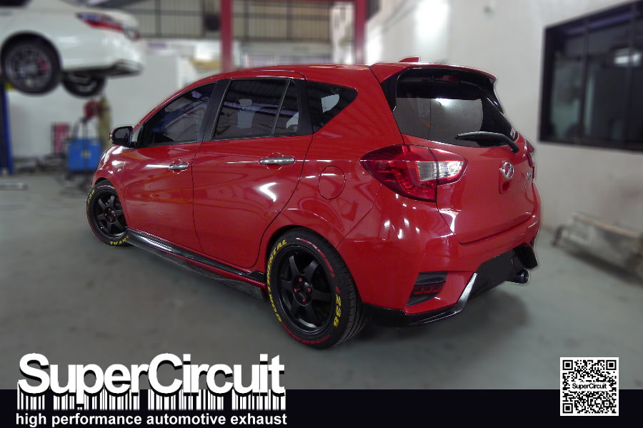 SUPERCIRCUIT Exhaust Pro Shop: Perodua Myvi Gen3 Cat-back Exhaust Custom