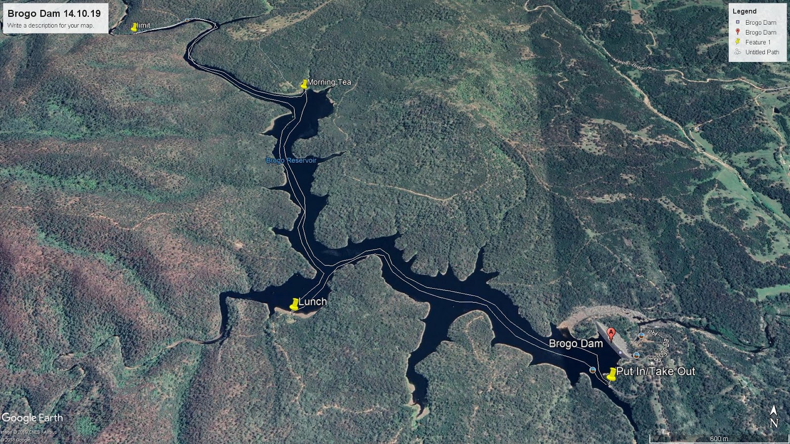 NB Aqualife: Monday 14 October 2019 Brogo Dam