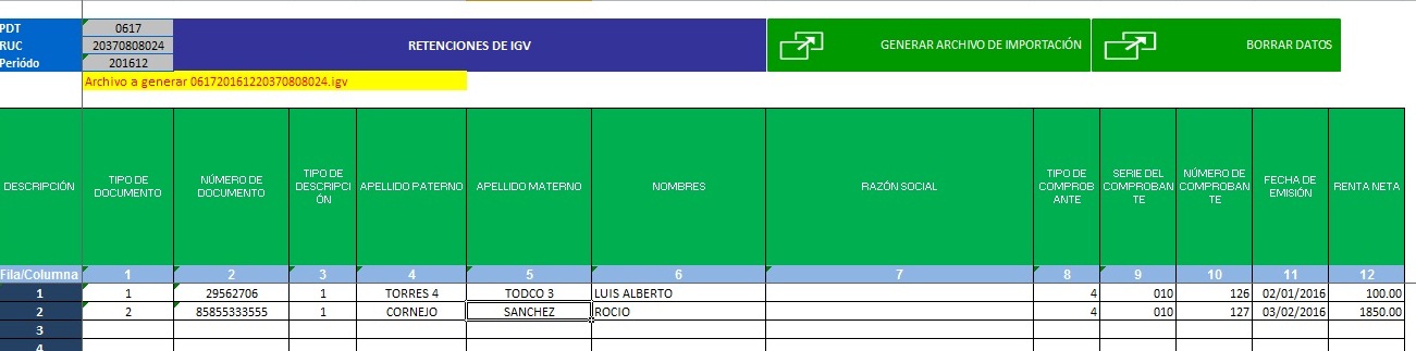 Macro Excel PLE 5.1.3.0 SUNAT Libros Electrónicos ~ Aplicaciones en Excel