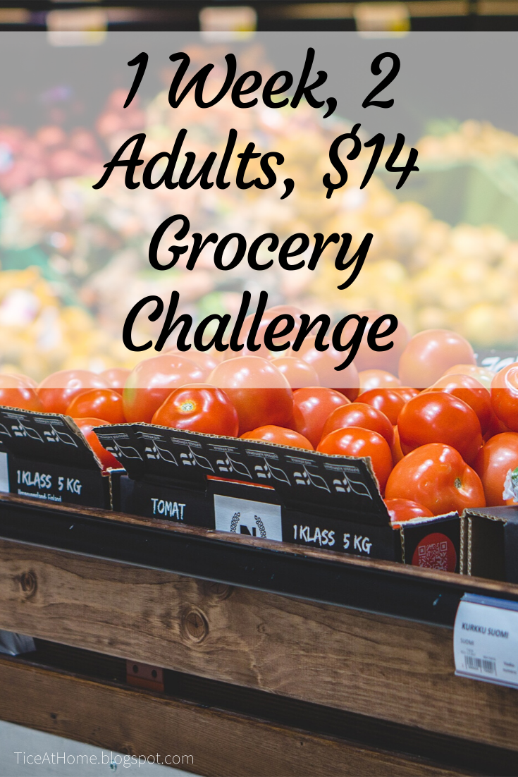 1 Week, 2 Adults, $14 Grocery Challenge