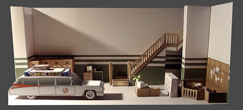 Ghostbusters HQ Paper Diorama | Paperized Crafts