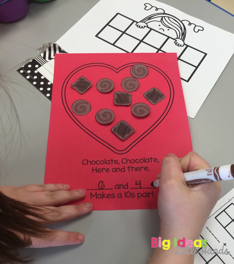 Valentine's Day Decomposing FREEBIE! - Big Ideas for Little Hands