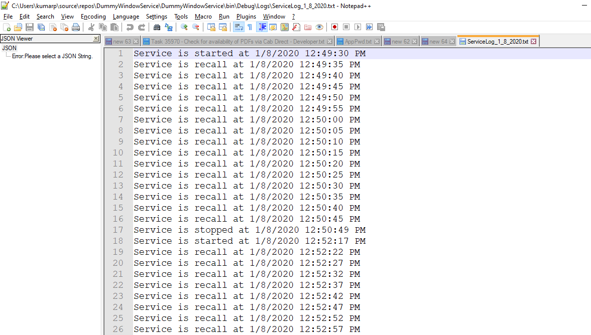 Windows service Lesson 1 - Creating windows service in visual studio ...