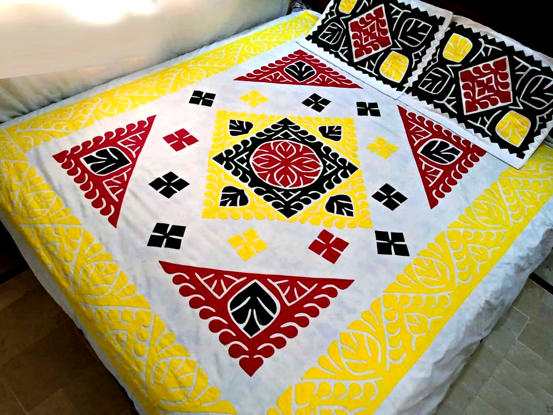 Aplic Work | Applic Hand Work Beddings | Bed Sheets in Applique Work ...