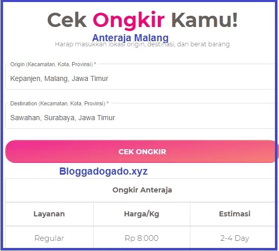 Anteraja Malang : Alamat, Telepon dan Cek Resi - BlogGadoGado