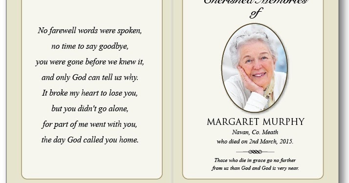 Funeral Printing - The Best Source for Printed Funeral Programs ...