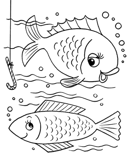 Fish Coloring Pages - Colouring for Kids