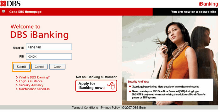 DBS Internet Banking Login Singapore - Dbs.com.sg iBanking