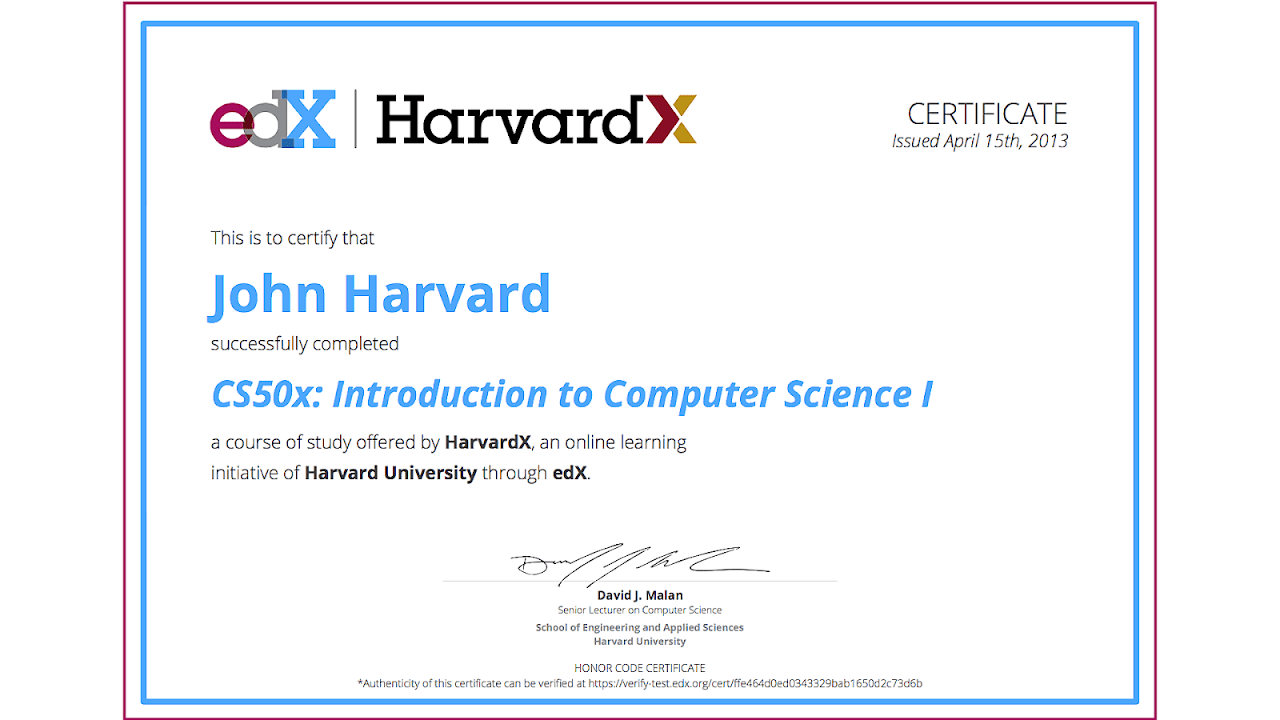 edX - Harvard Online Learning - Learning Choices