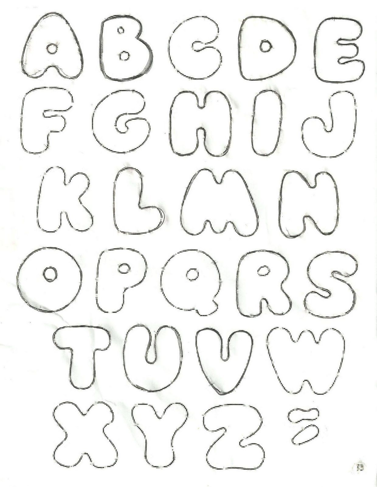 Mi colección de dibujos: Letras