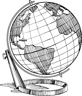 How to Draw the Globe Easy Step by Step ~ Vibon Review