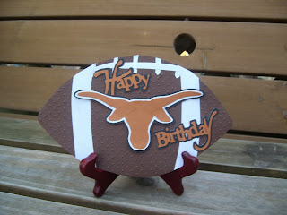 Faith by Heavenly Designs: Texas Longhorn Birthday Card!!