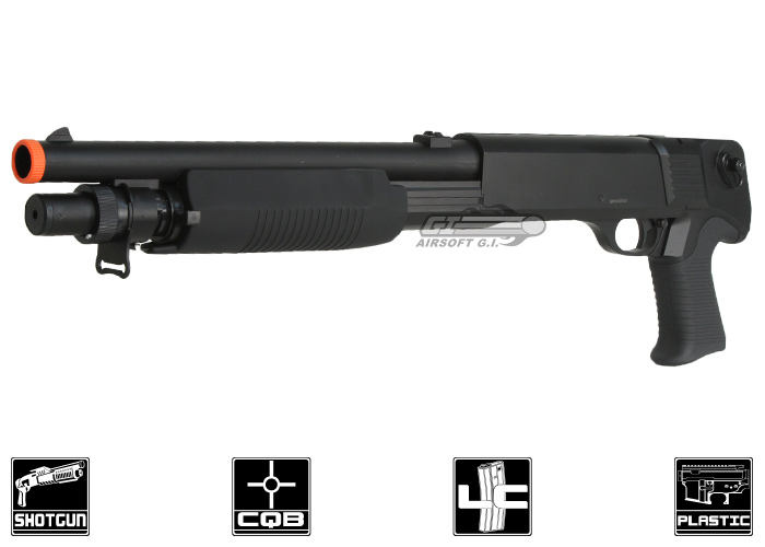 Airsofter Journal Bravo 3 Burst Pistol Grip Shotgun Spring