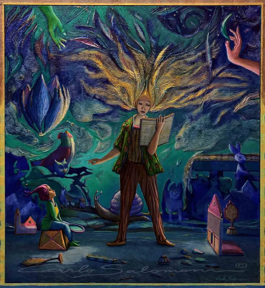 Carlo Salomoni, 1956 | Surrealist Painter / Illustrator | Tutt'Art@ Masters