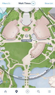 Updated Epcot Future World Map Now Missing Fountain of Nations and Club ...