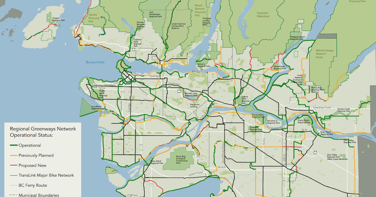 The South Fraser Blog: Regional Greenway 2050: Building 350 kilometres ...