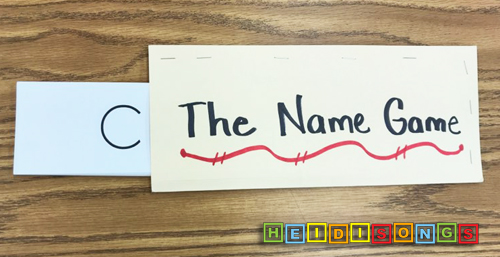 The Name Game: A Whole Group Game for Back to School!