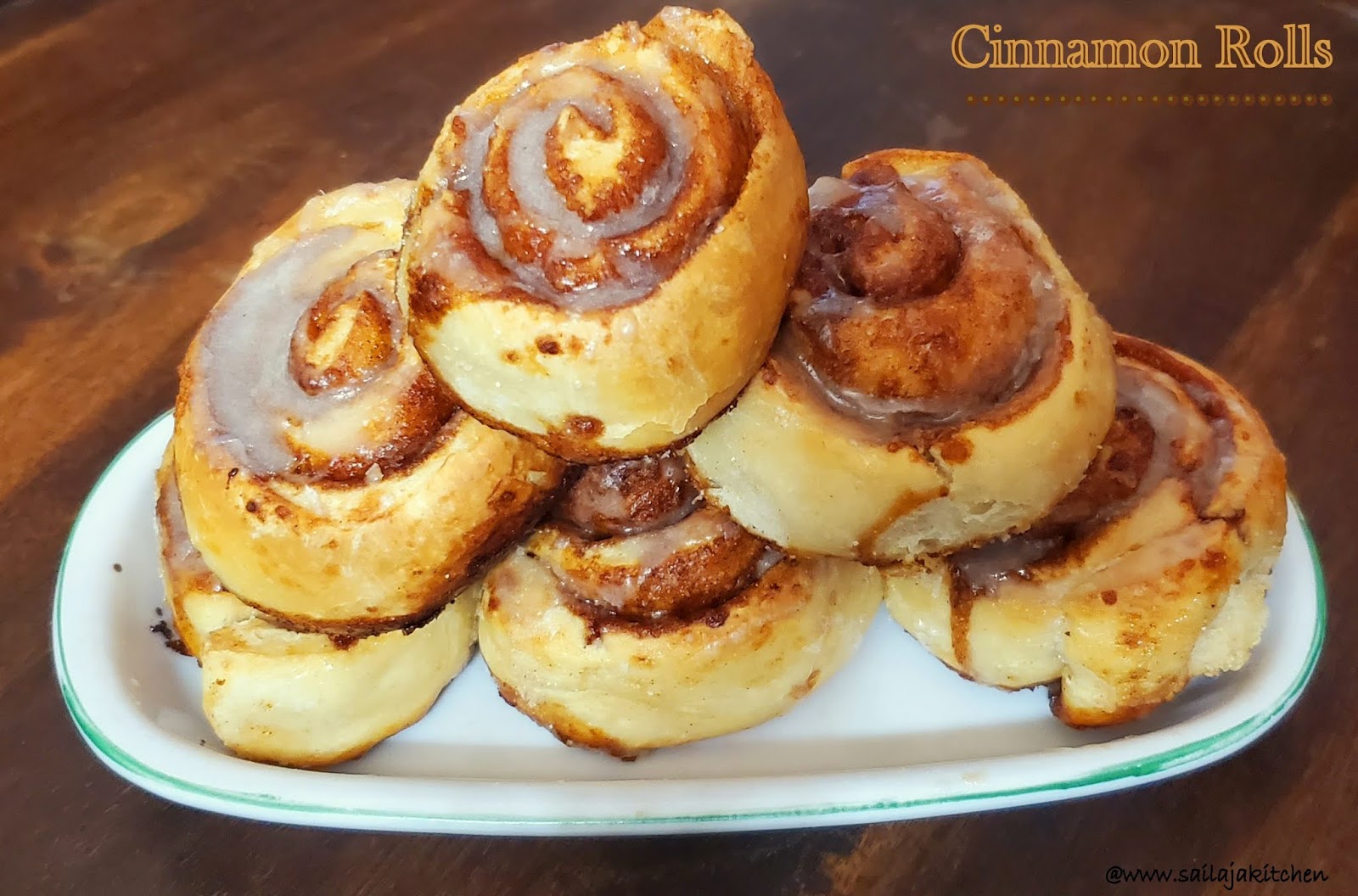 Sailaja Kitchen...A site for all food lovers!: Cinnamon Roll Recipe ...