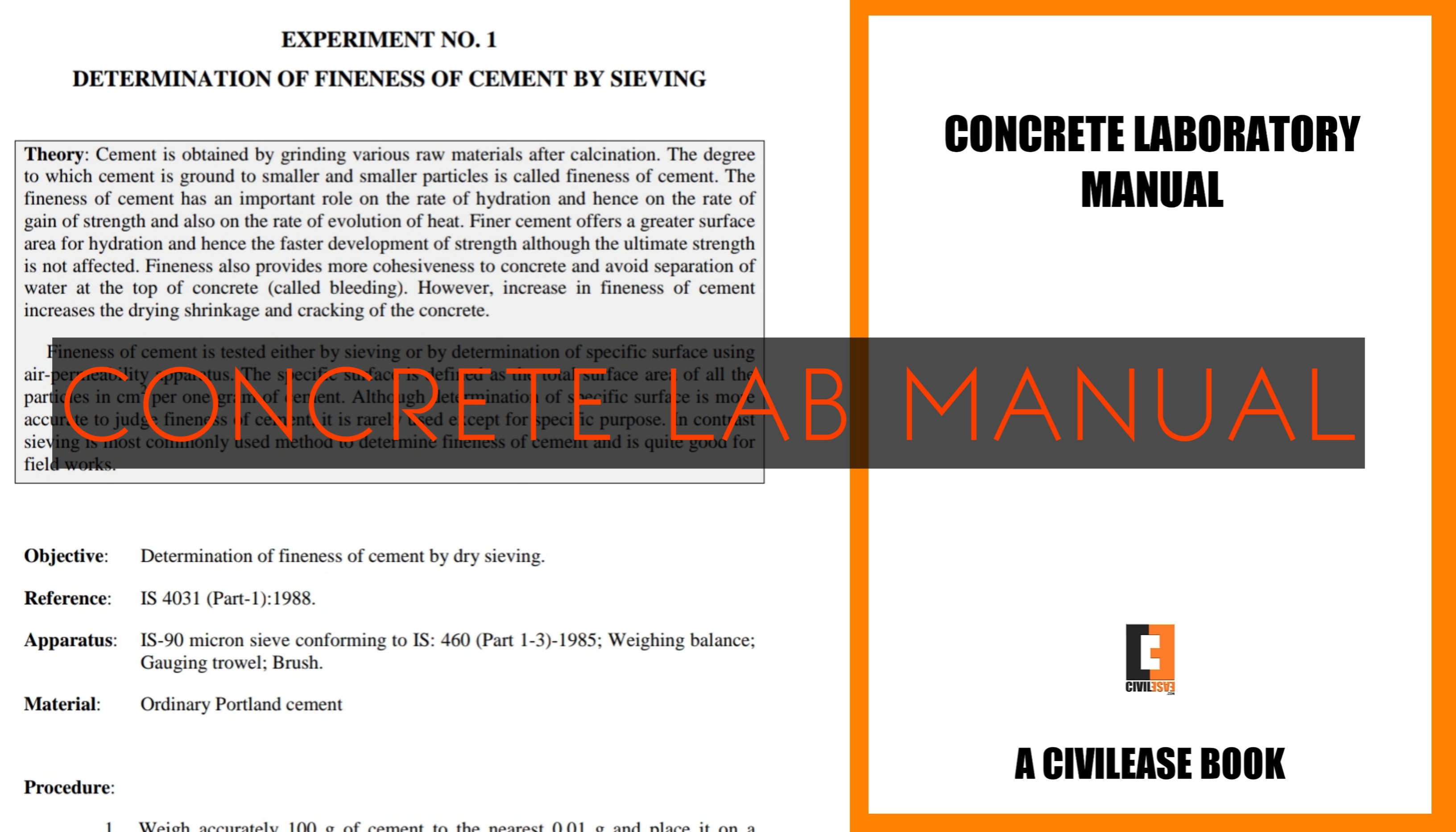 Concrete Laboratory Manual