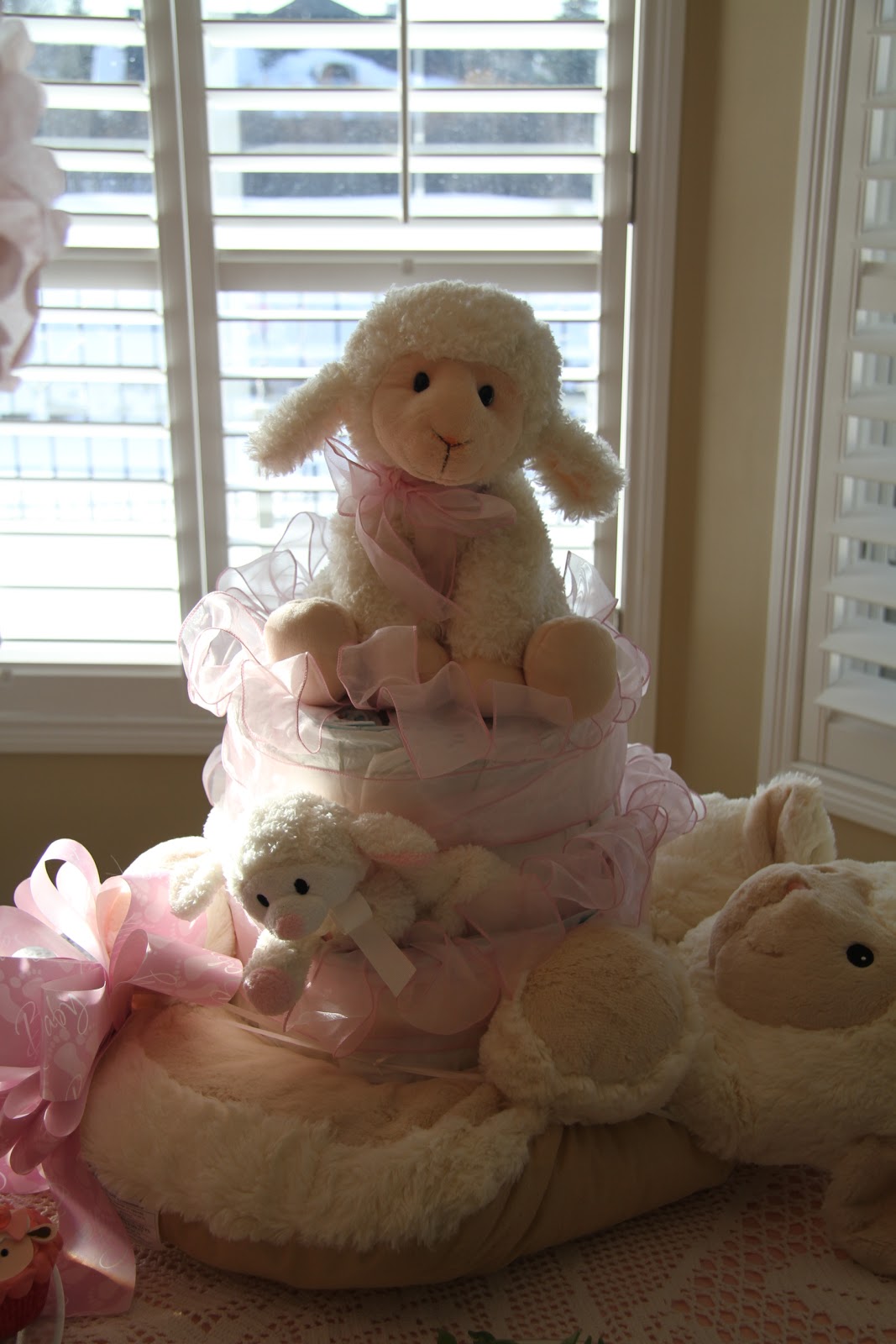 Creative CSI: anybody home??! Our Pink Lamb Baby Shower!