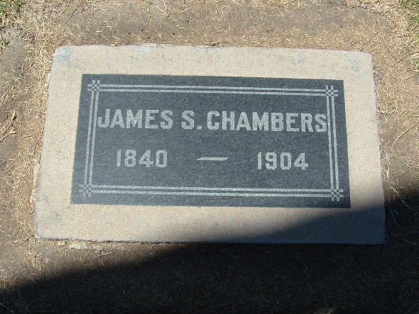Gravestone Rambler: Civil War Veteran: James S. Chambers