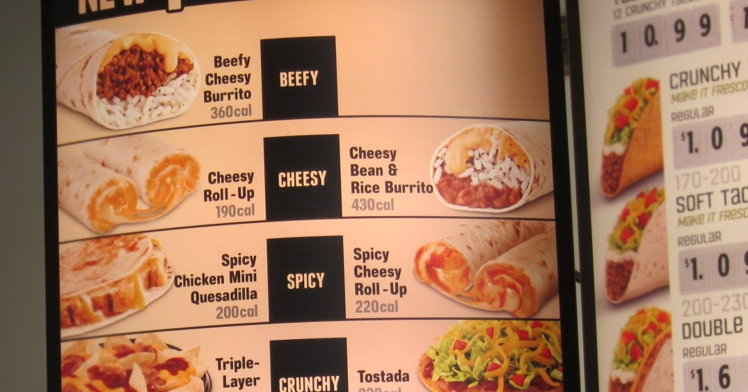 News Taco Bell Tests New 1 Cravings Menu Brand Eating