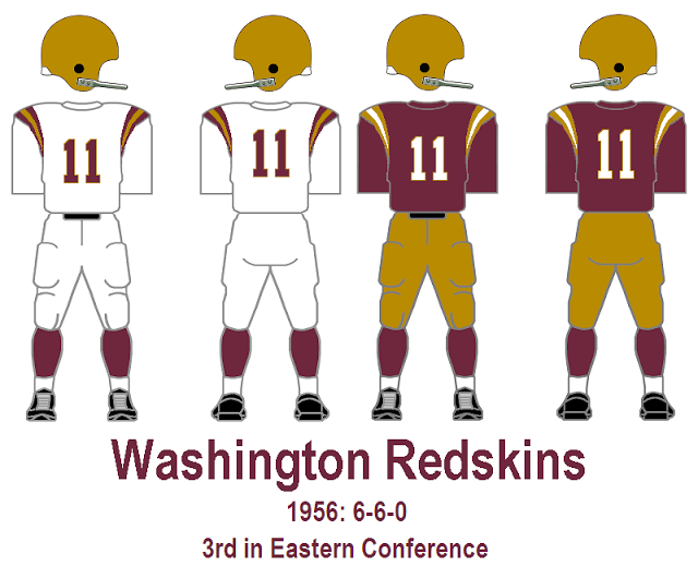 Bill's Update Blog: 1954-56 Washington Redskins