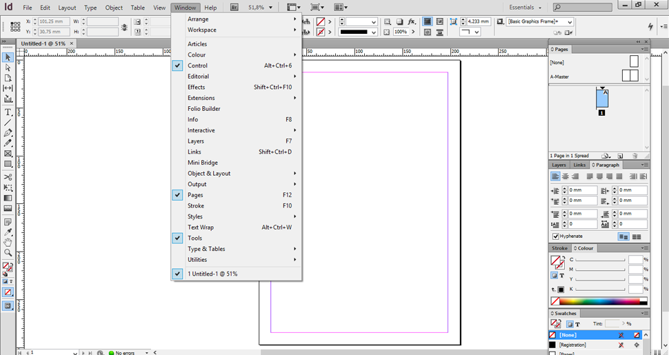 Visuell kompetanse: INDESIGN