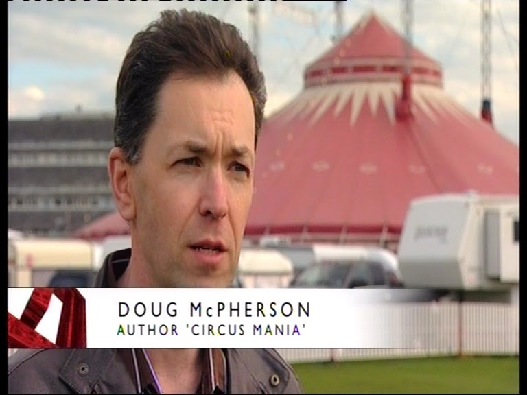 Circus Mania: Circus Mania author Douglas McPherson TV debut in The ...
