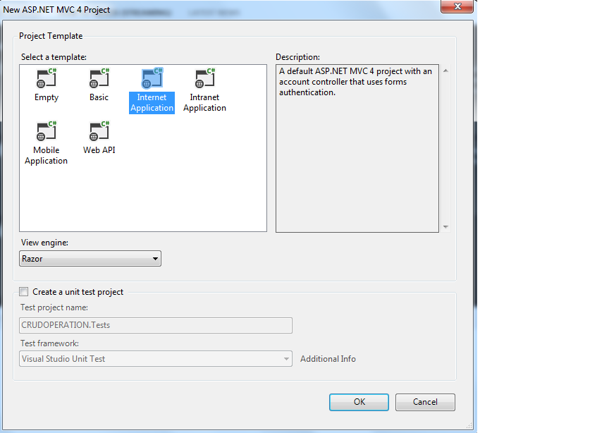 Learn C Aspnet Mvc Wcf Sql Angular Crud Operation In Mvc 4 Part 1