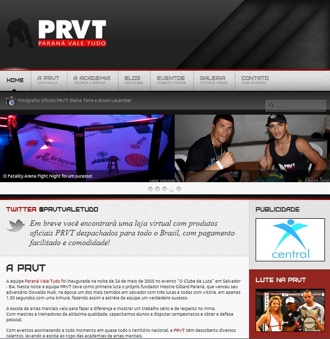 PRVT - Escola de Campeões: Site PRVT de cara nova, confira!