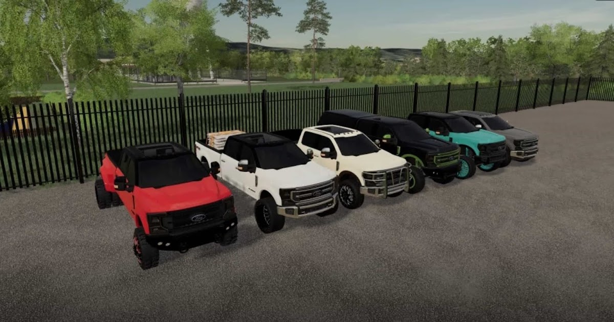 FS19 NV21 F350 v1.0 - FS 19 & 22 USA Mods Collection