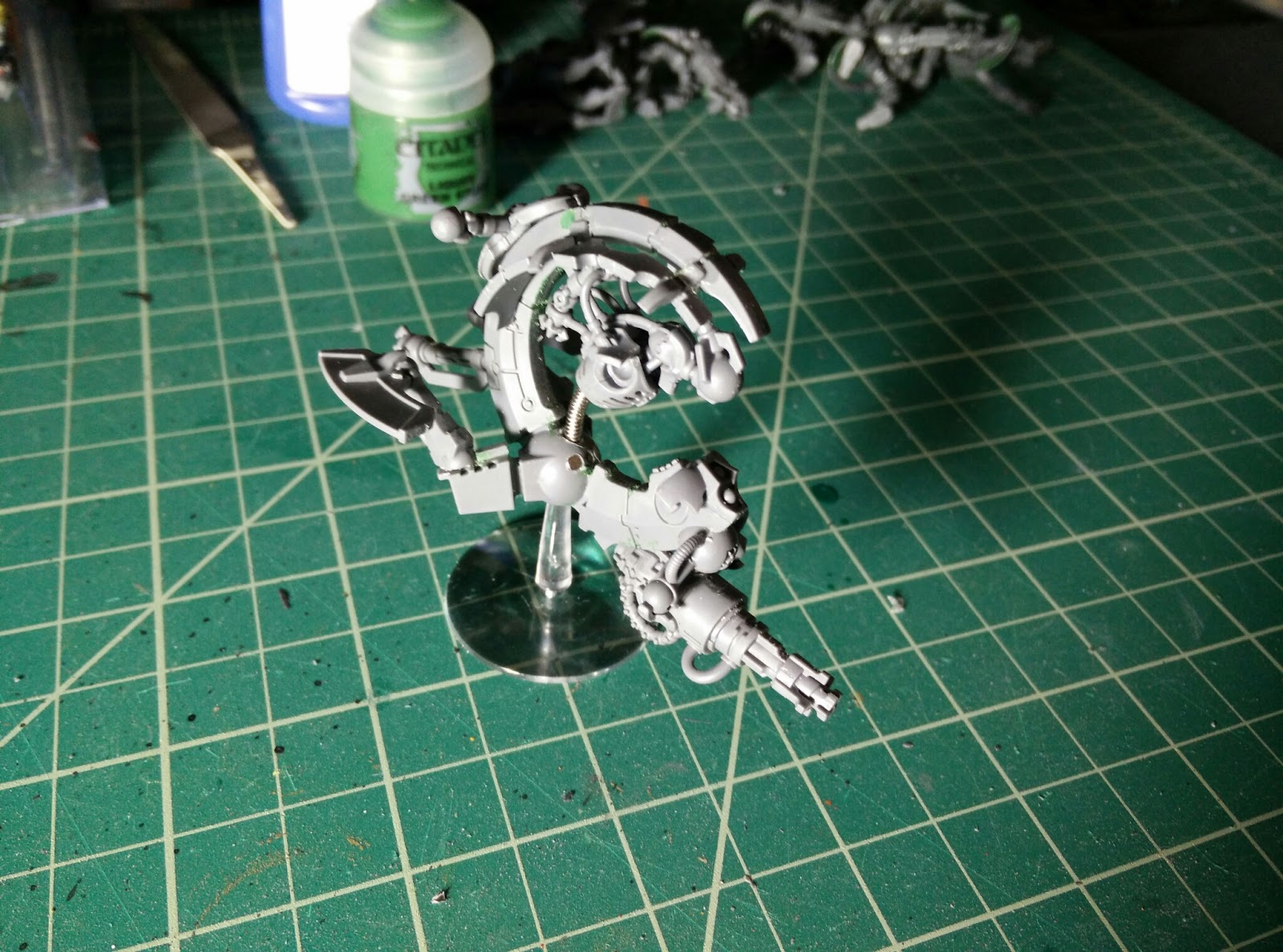 Necron Army Work in Progress pics: Tomb Blade Conversion and Magnetization