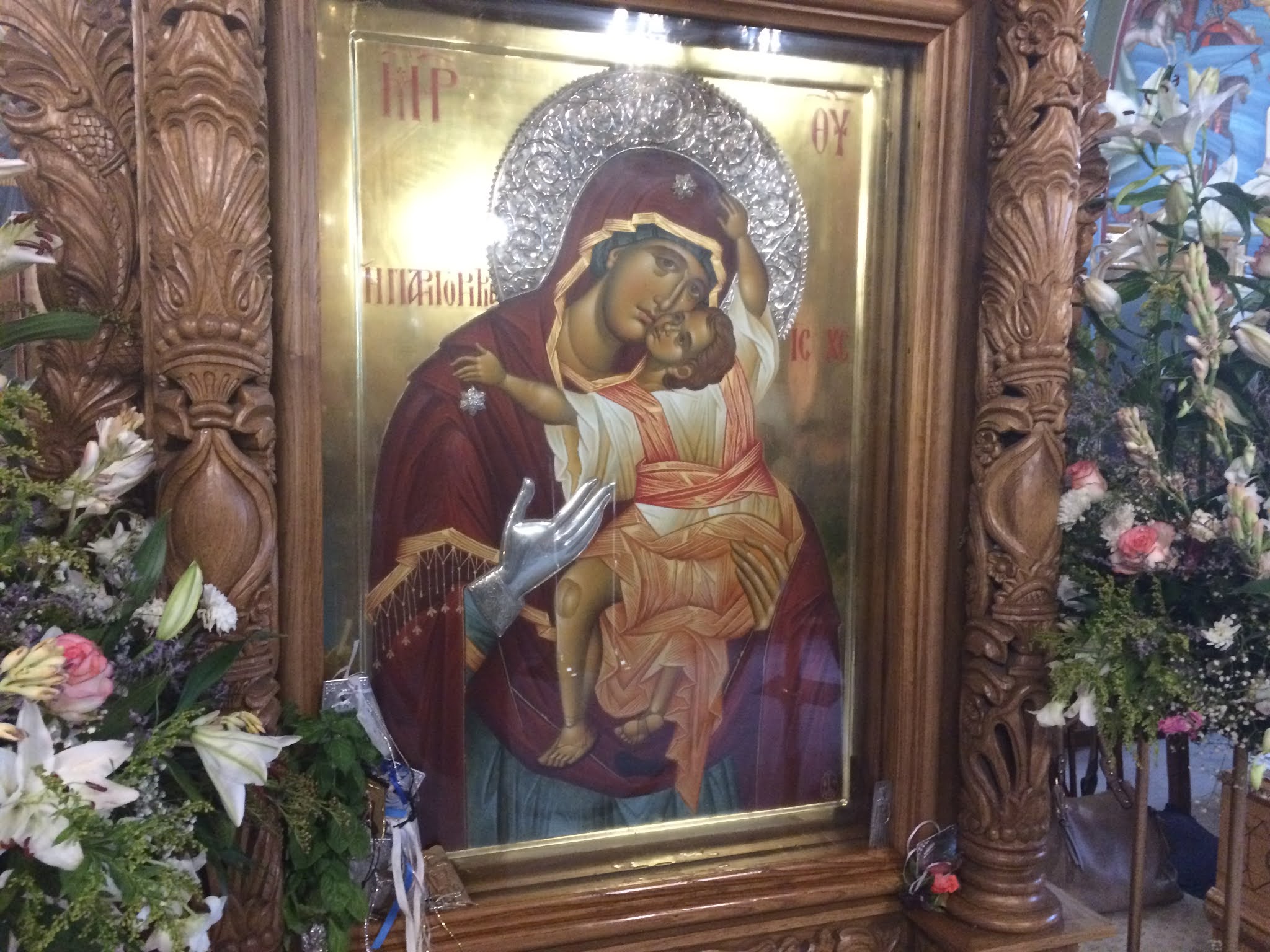 Ελληνορωμαϊκά!: η ΠΑΝΑΓΙΑ η ΠΑΡΗΓΟΡΗΤΡΙΑ στον ΑΓΙΟ ΔΗΜΗΤΡΙΟ του Βύρωνα ...