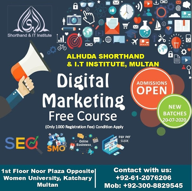 Digital marketing free course in Multan Pakistan 2022-2023 - Computer ...