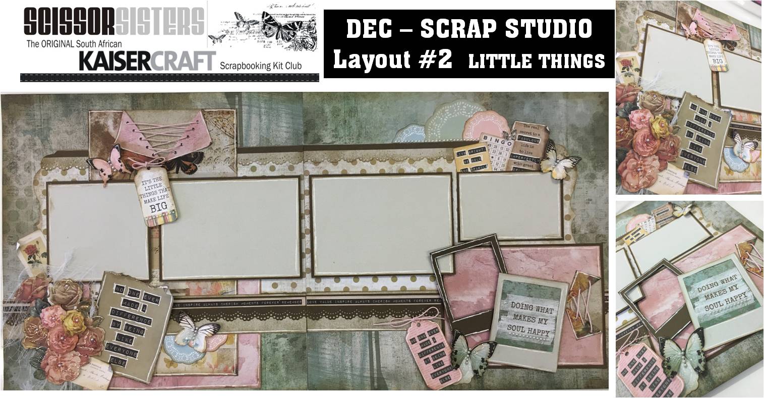 SCISSOR SISTERS KAISER KIT CLUB: December 2018 - SCRAP STUDIO & LETS GO